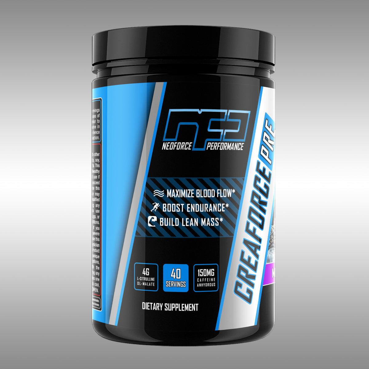 NeoForce CREAFORCE PRE Mixed Berry - CreaForce Infused Pre-Workout For ...